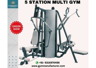 5 STATION MULTI GYM | PDF | Fitness and Exercise | Healthy Living
