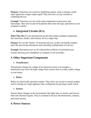 Top 20 Essential Electronic Products & Their Key Features | PDF