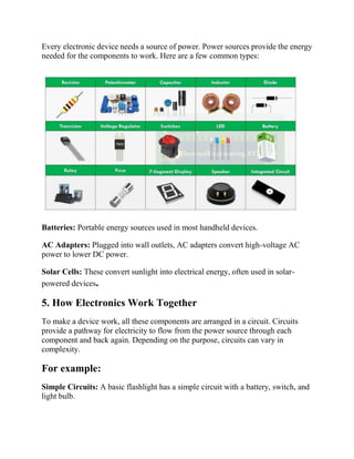 Top 20 Essential Electronic Products & Their Key Features | PDF