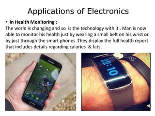 Electronics Applications in Daily Life | PPTX