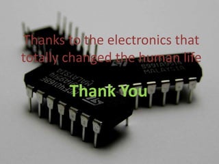 Electronics Applications in Daily Life | PPTX