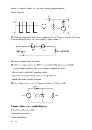 Electronics assignments | PDF