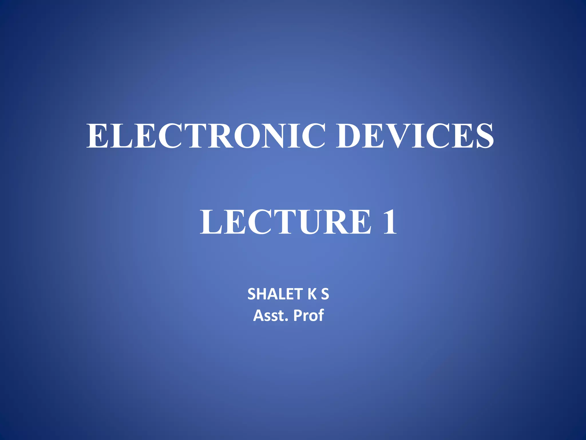 Electronics basic concept | PPT
