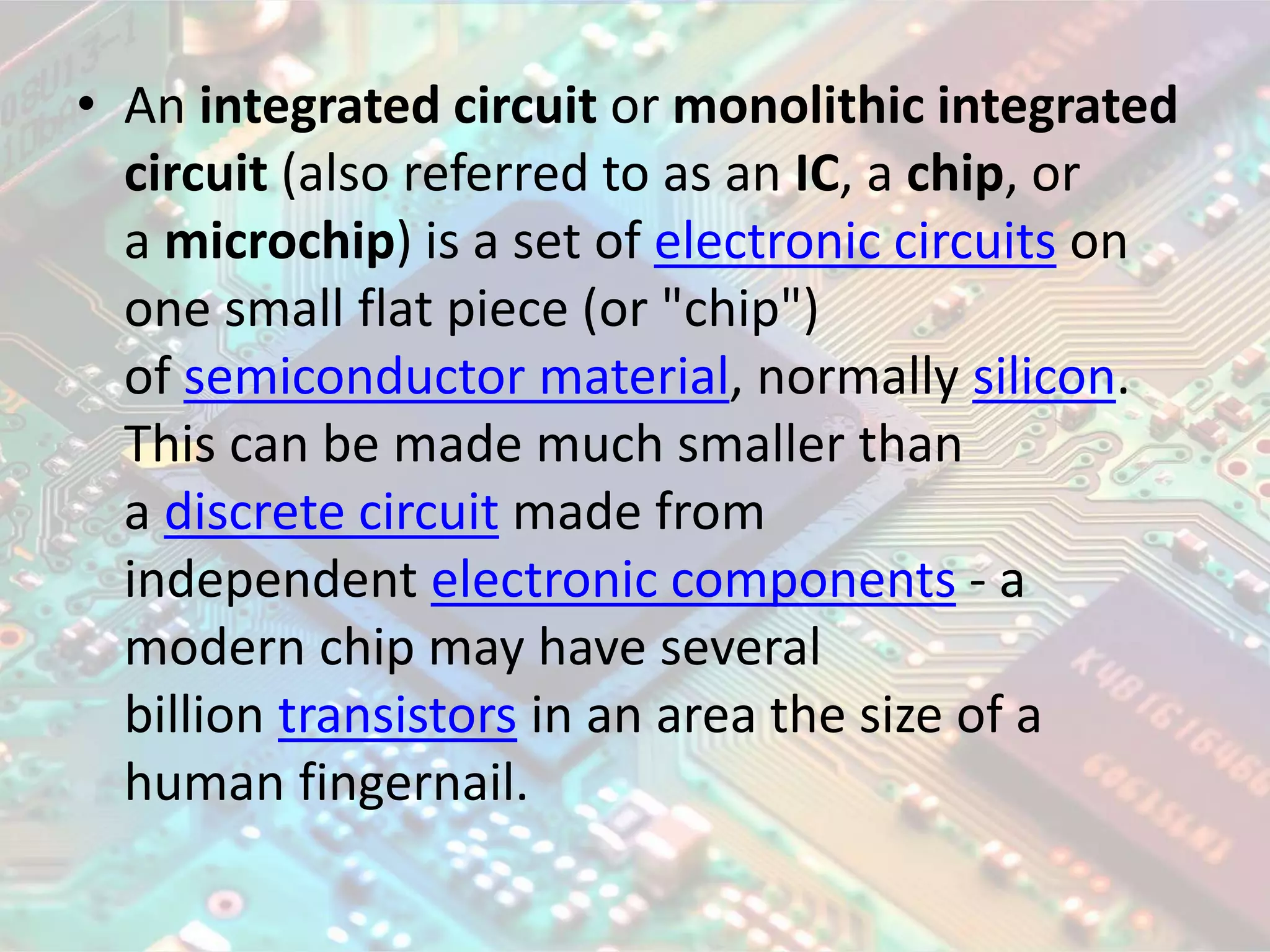 Electronics Introduction | PPTX