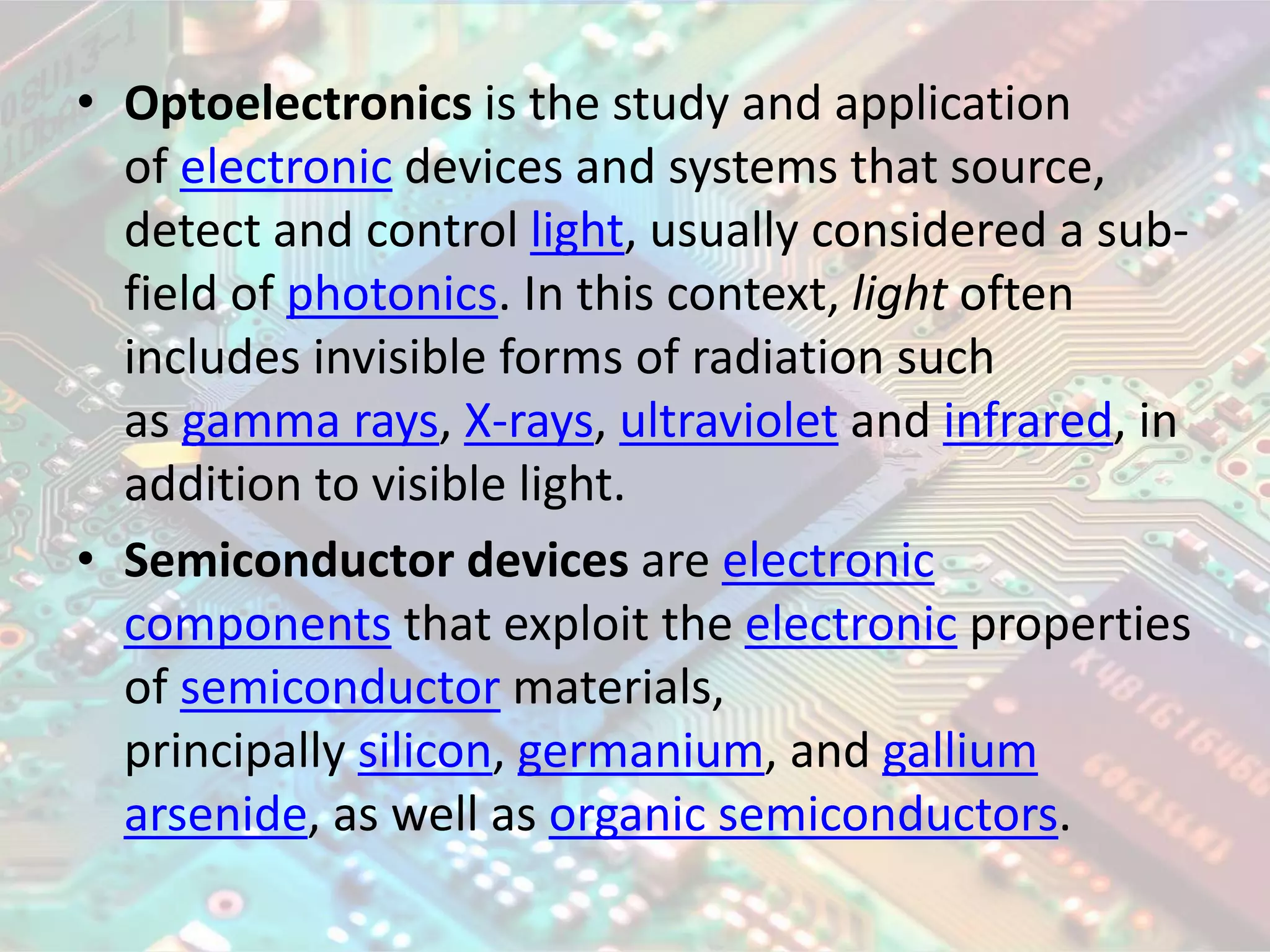 Electronics Introduction | PPTX