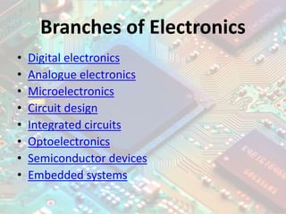 Electronics Introduction | PPTX