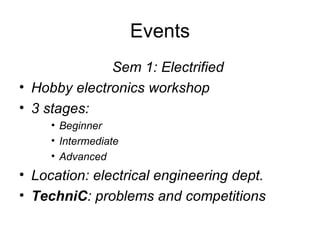Electronics club | PPT