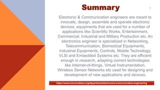 ELECTRONICS & COMMUNICATION ENGINEERING | PPTX