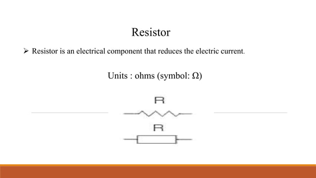 Basic Electronic Components used in PCB Designing | PPTX | Consumer Electronics | Technology ...