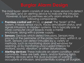 Electronic security system | PPTX