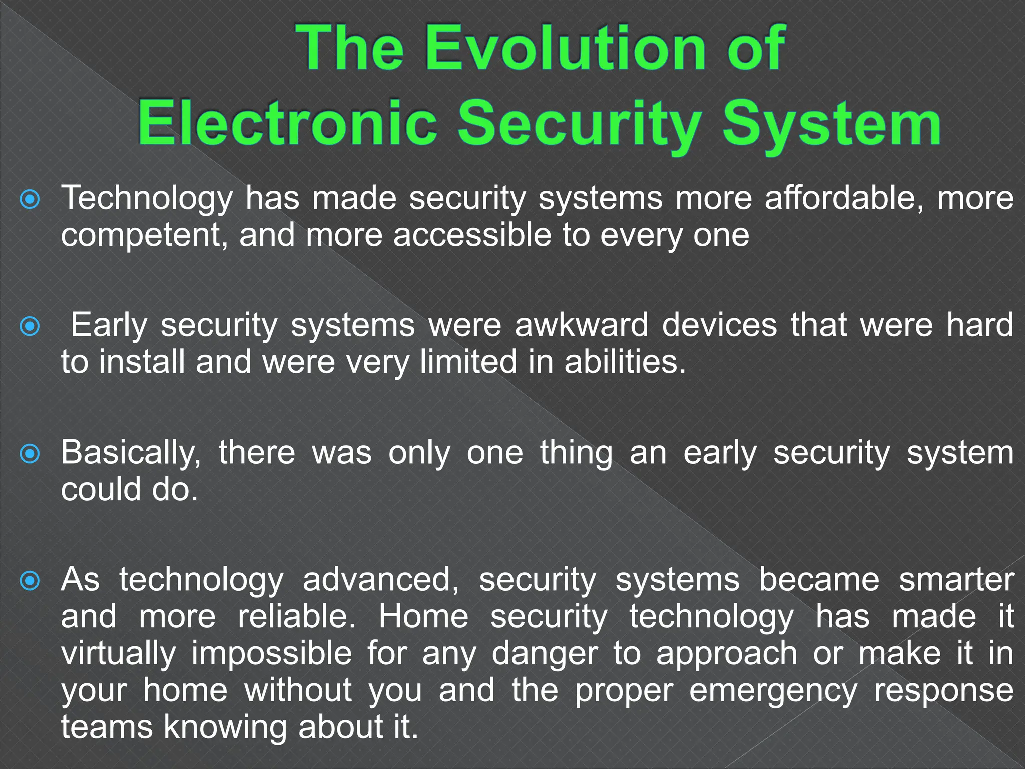 Electronic Security System.pptx........................... | PPTX