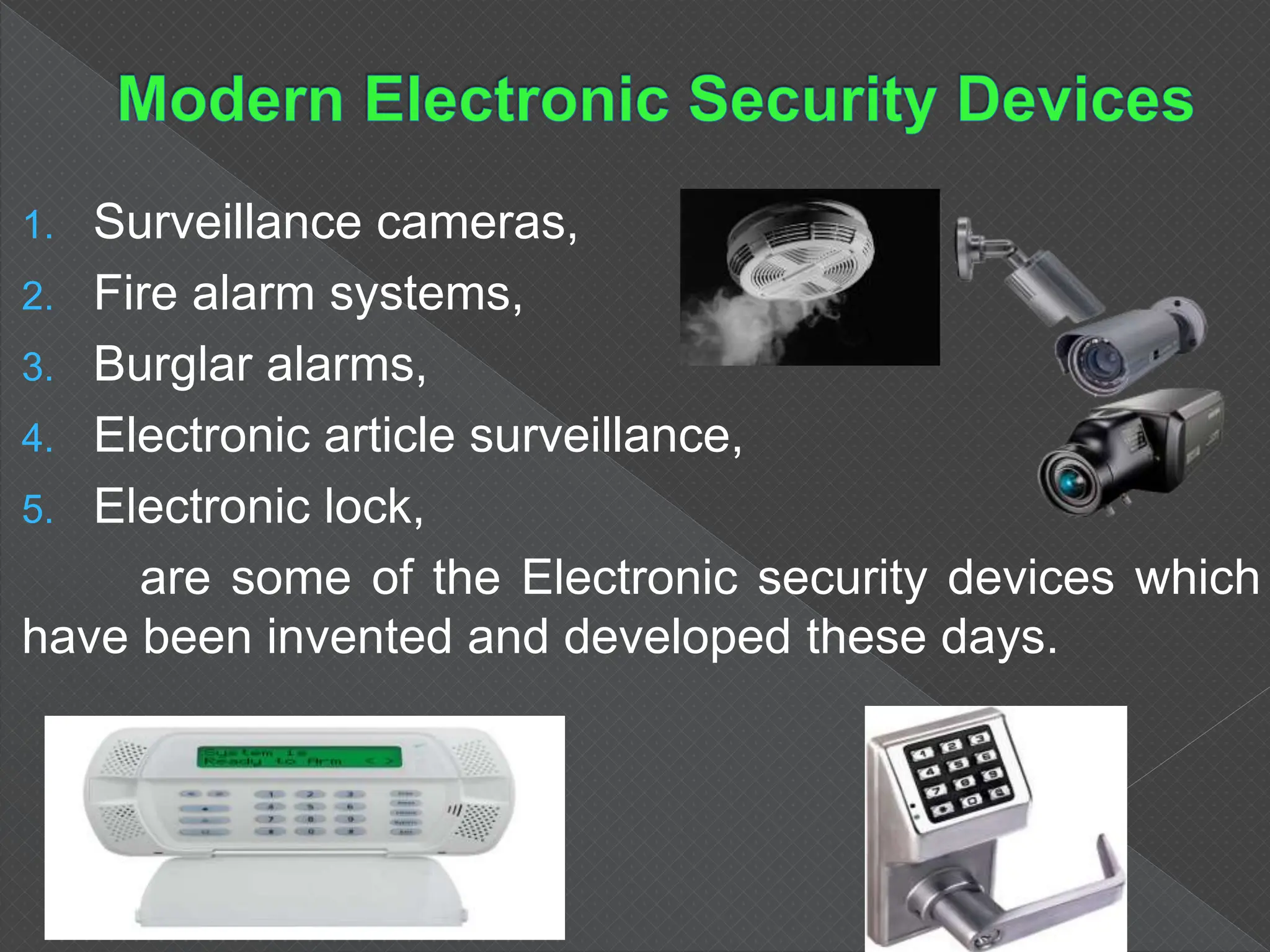 Electronic Security System.pptx........................... | PPTX