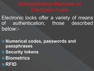 Electronic Security System.pptx........................... | PPTX