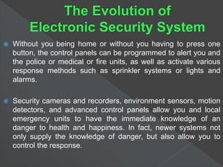 Electronic Security System.pptx........................... | PPTX