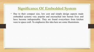 Electronics & Embedded System | PPTX