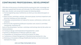 Electronics engineering CDR Sample | PDF