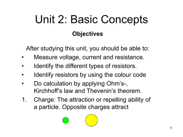 Electronics I Basi Concepts Unit 2.ppt