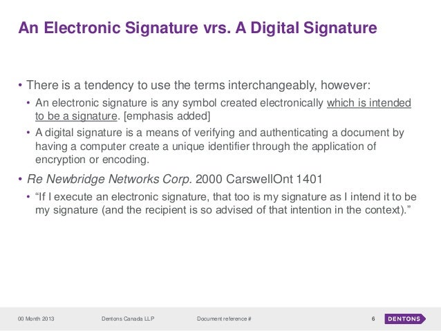 Electronic Signatures in Commercial Practice