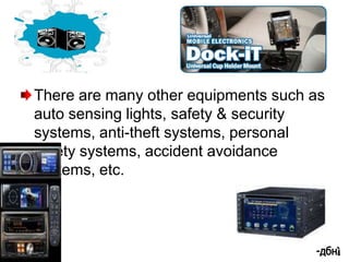 Electronics in car | PPSX