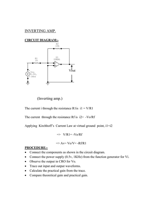 electronics lab.doc | Consumer Electronics | Technology & Computing