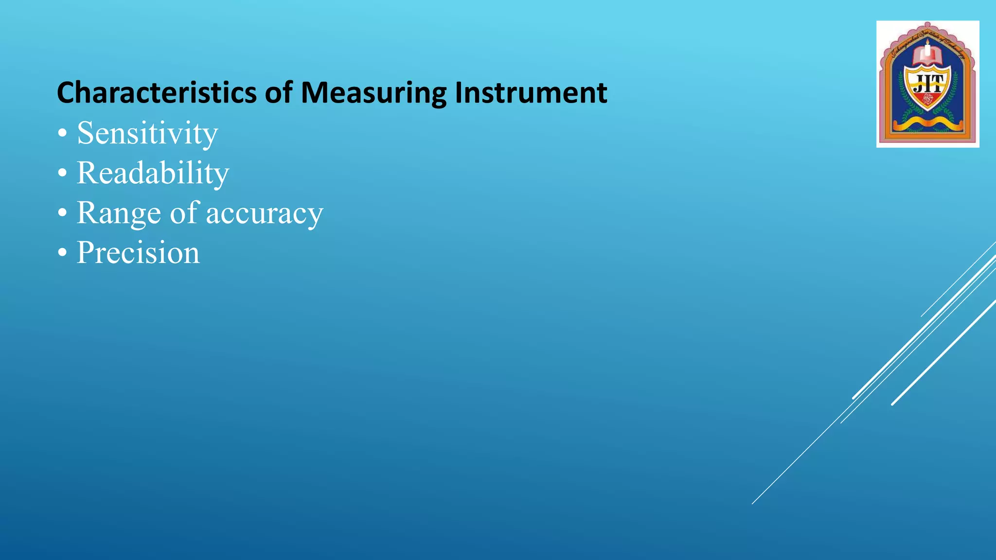 Electronics measurement and instrumentation ppt | PPT
