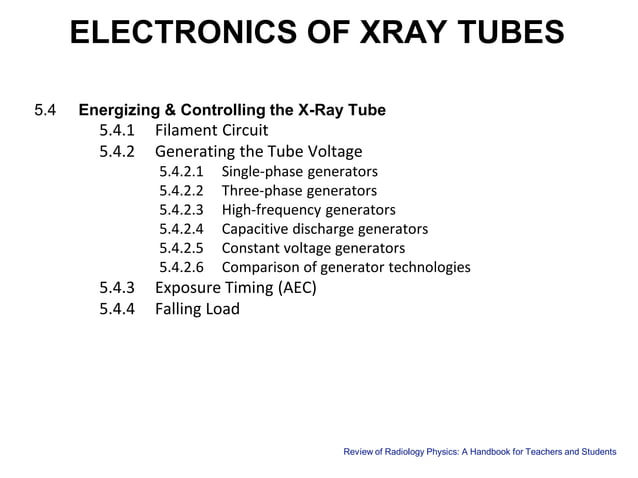 ELECTRONICS OF XRAY TUBE.pdf | Physics | Science