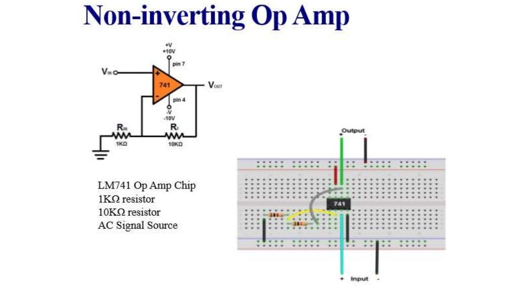 Electronics Part 18 Simple Op Amps Non Inverting Op Amp Inverting Op