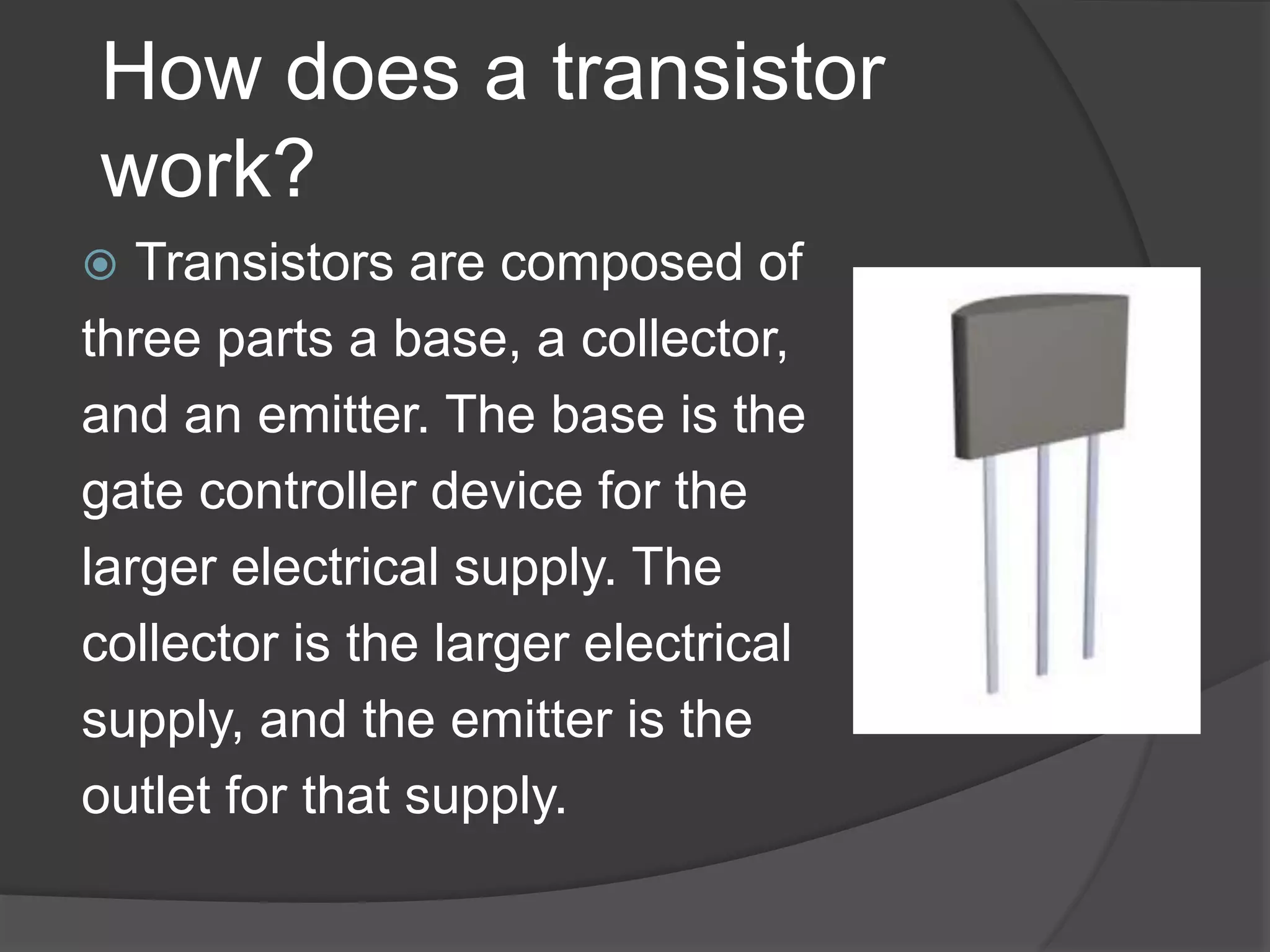 Transistor , NPN & PNP Transistor | PPTX