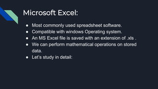 Electronic spreadsheet..pptx