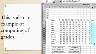 Electronic spreadsheet software | PPTX