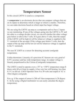 Temperature control Switch and Display By Led | PDF