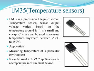 Presentation on type of sensor in electronics | PPTX