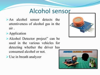 Presentation on type of sensor in electronics | PPTX