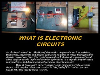 Electronics Projects Circuits | PPT