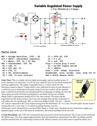 Electronics schematic circuits for the hobbyist | PDF
