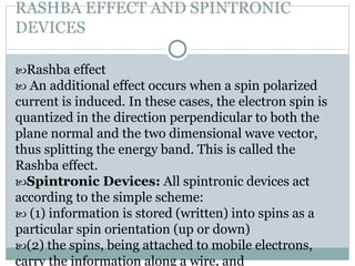 A brief introduction to Spintronics | PPT