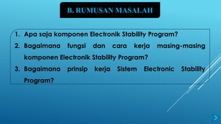 Electronic stability program | PPTX