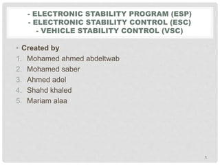 Electronic Stability Program. (ESP).pptx