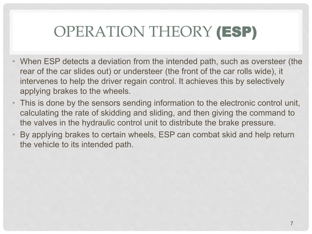 Electronic Stability Program. (ESP).pptx | Radio Control | Hobbies ...