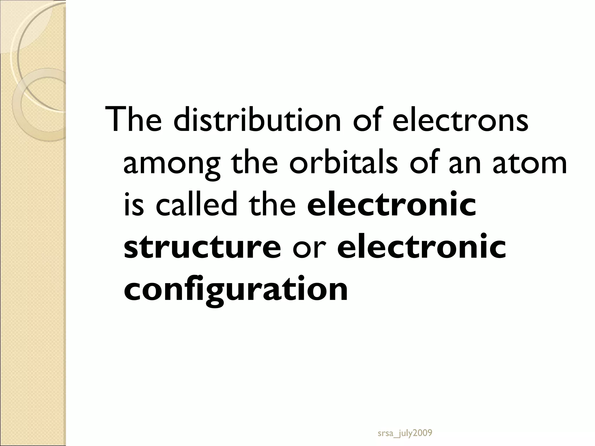 Electronic structure | PPT