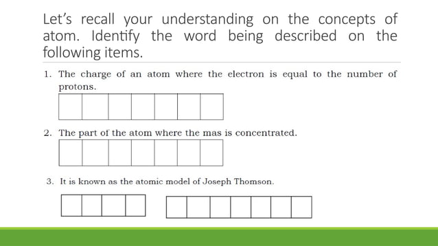 GRADE 9 SCIENCE ELECTRONIC STRUCTURE OF MATTER.pptx | Chemistry | Science