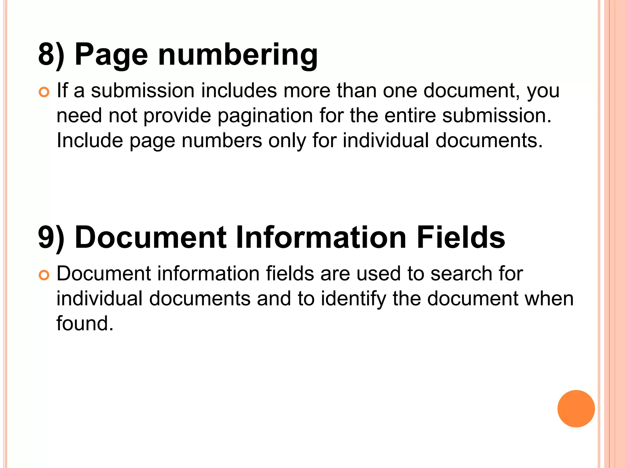 Electronic submission PPT | PPTX