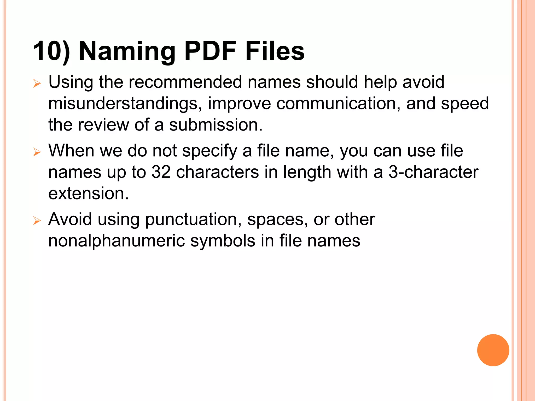 Electronic submission PPT | PPTX