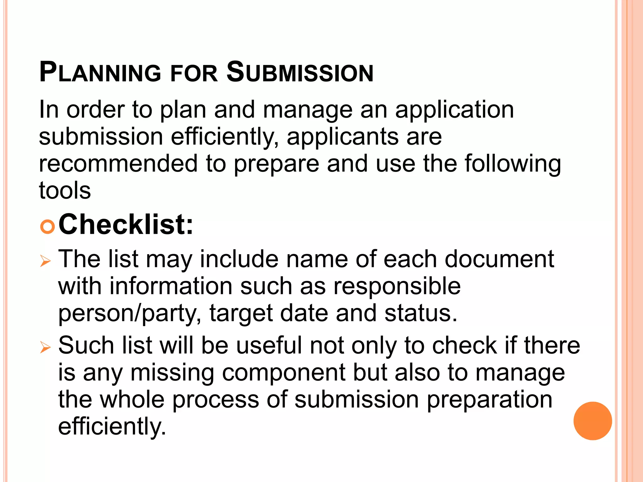 Electronic submission PPT | PPTX