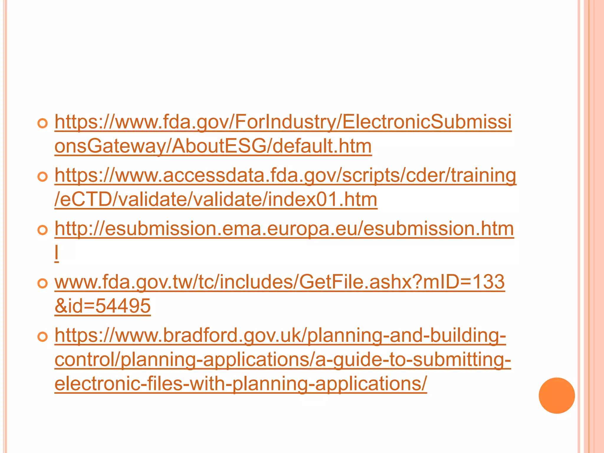 Electronic submission PPT | PPTX