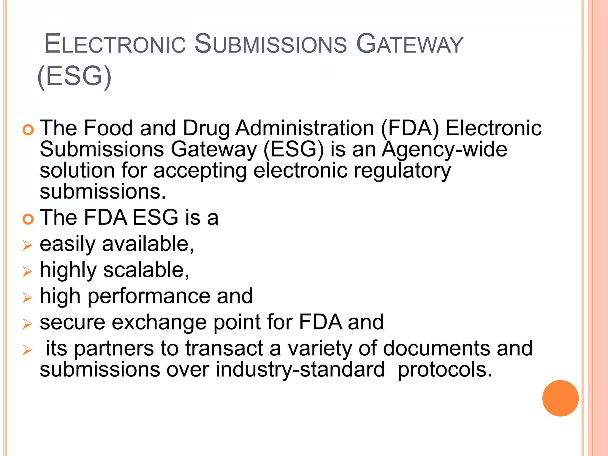 Electronic submission PPT | PPTX
