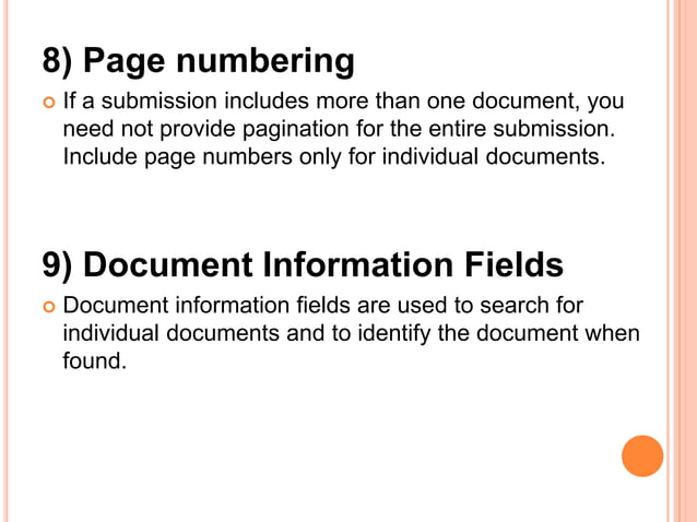 Electronic submission PPT | PPTX