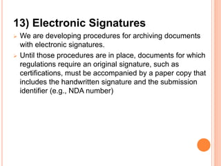 Electronic submission PPT | PPTX