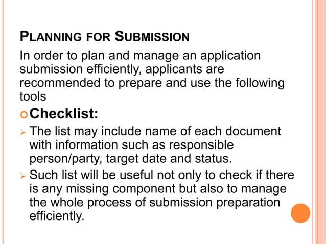 Electronic submission PPT | PPTX