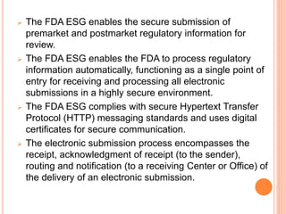 Electronic submission PPT | PPTX